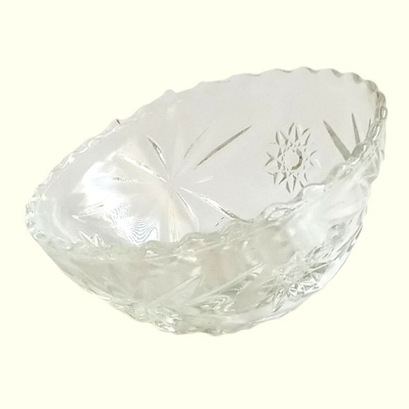 Vintage Glass | Dining | Vintage Star Pattern Glass Small Bowl With ...